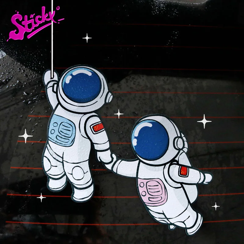 Sticky Astronaut Spaceman Car Auto Decal Stickers For Door Window Auto ...