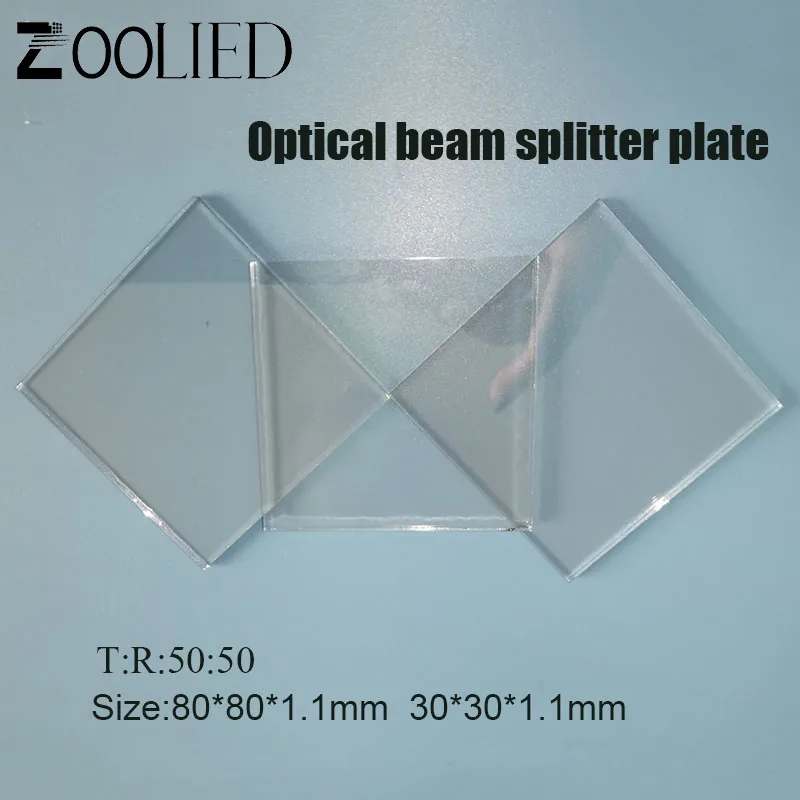 50T-50R-Plates-Beam-Splitter-80-80-1-1mm-30-30-1-1mm-Beamsplitter ...