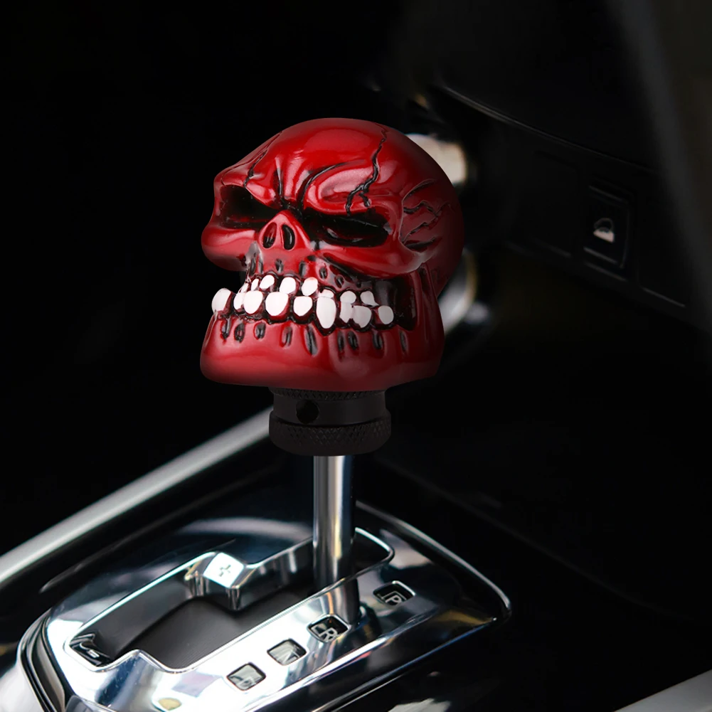 Hand-Brake-Car-Skull-Head-Gear-shift-Knob-Auto-Vehicle-Modification ...