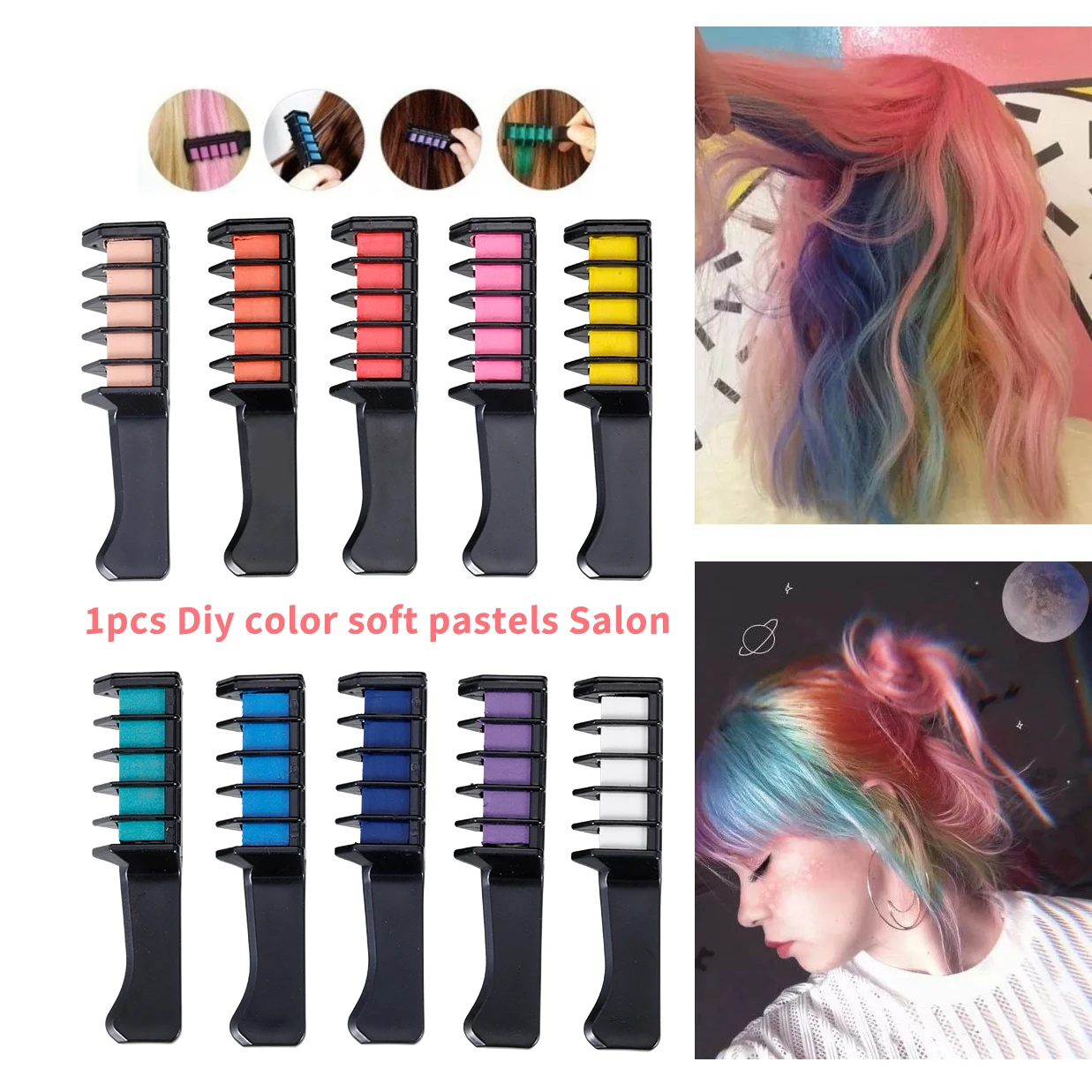 Temporary Mini Hair Color Comb - Life Changing Products