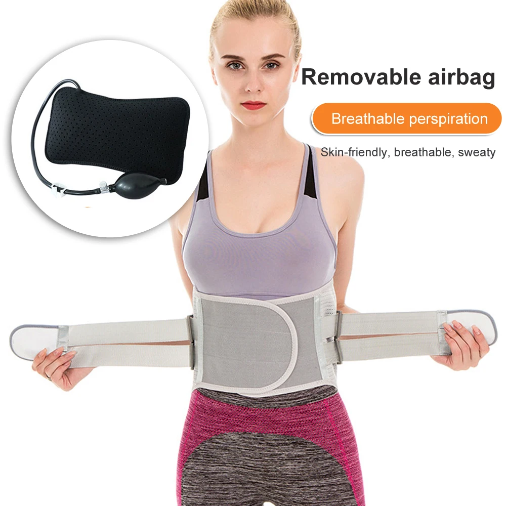 Decompression Back Belt Spinal Air Traction Belt for Lumbar Support and ...