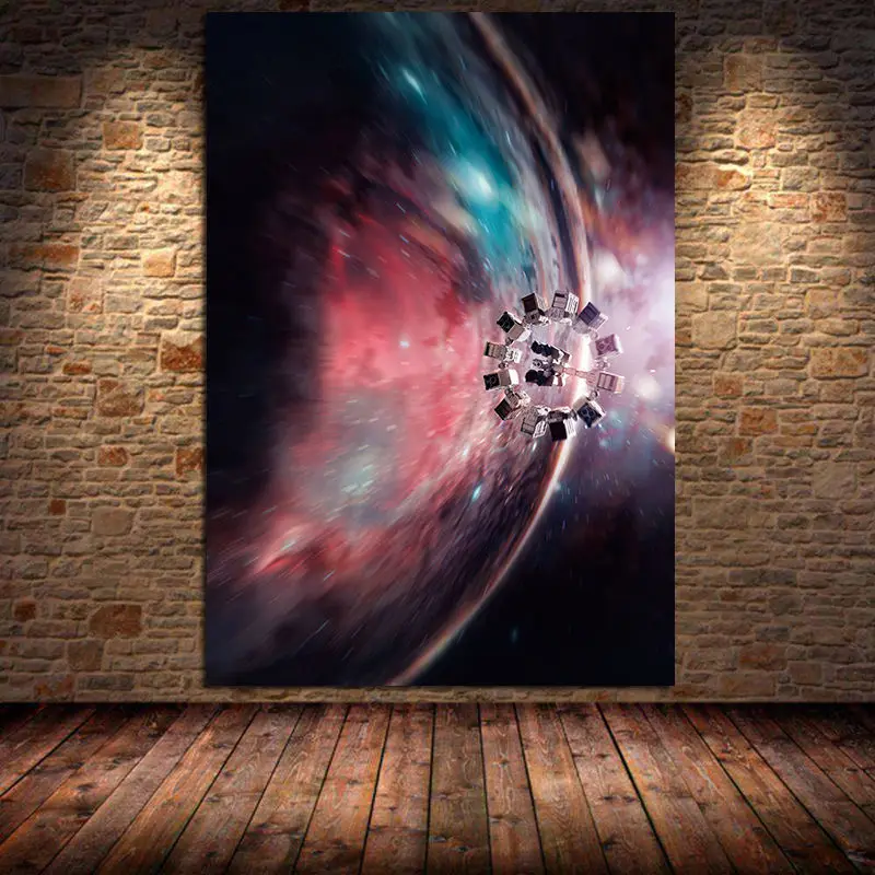 Interstellar Movie Canvas Painting Poster And Prints Wall Art Cuadros ...