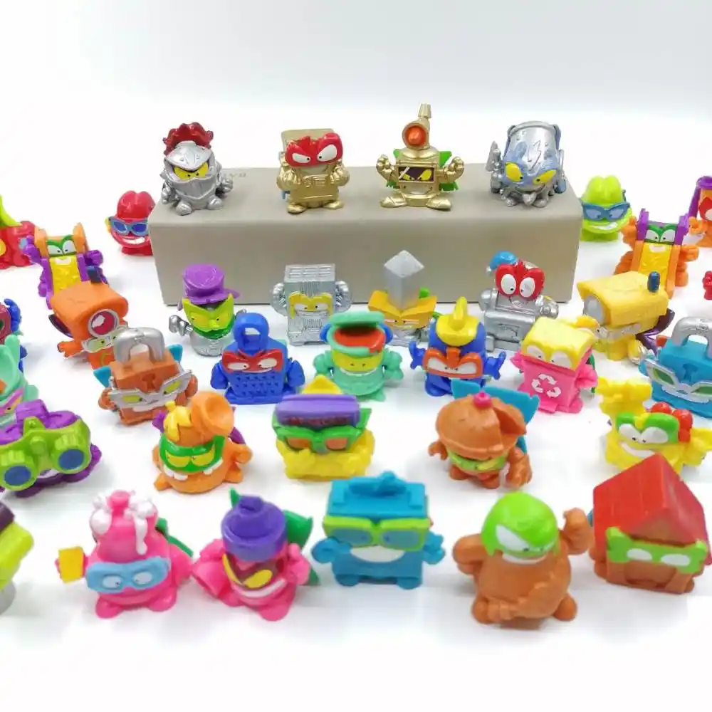 5pcs/set Original Superzings Rare Gold Kactor Silver Action Figures 3CM ...