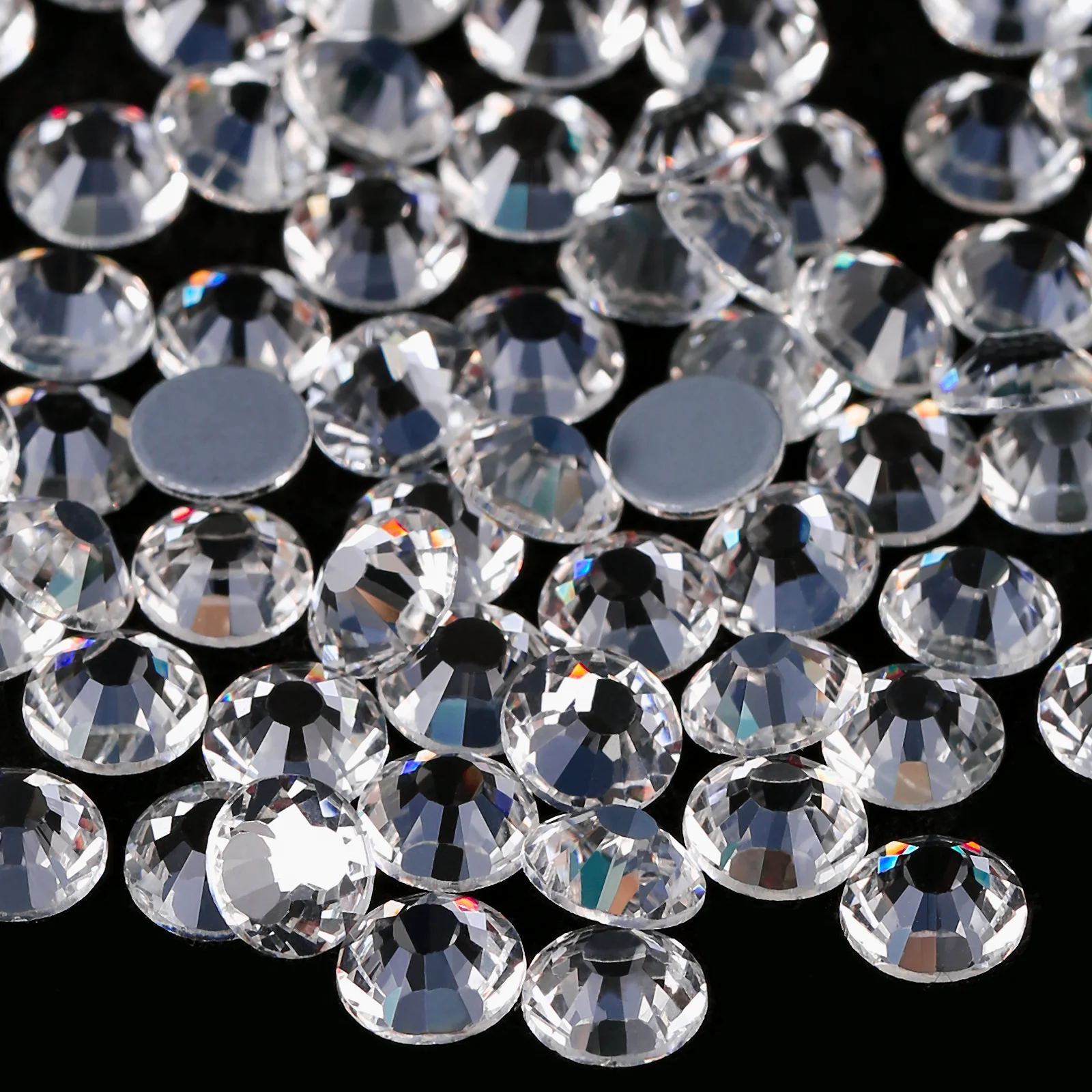 SS3 SS48 Hot Fix Rhinestones Crystal Hot Fix Super Glitter Strass ...