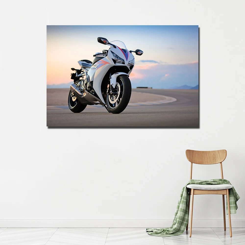 Super Bike CBR Posters Canvas Prints Framed Painting Wall Art for Home ...