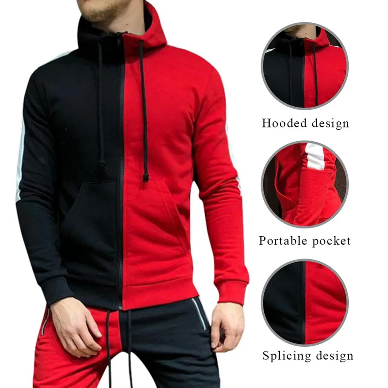 2 шт. спортивные костюмы мужские толстовки с капюшоном+ беговые Survete ...