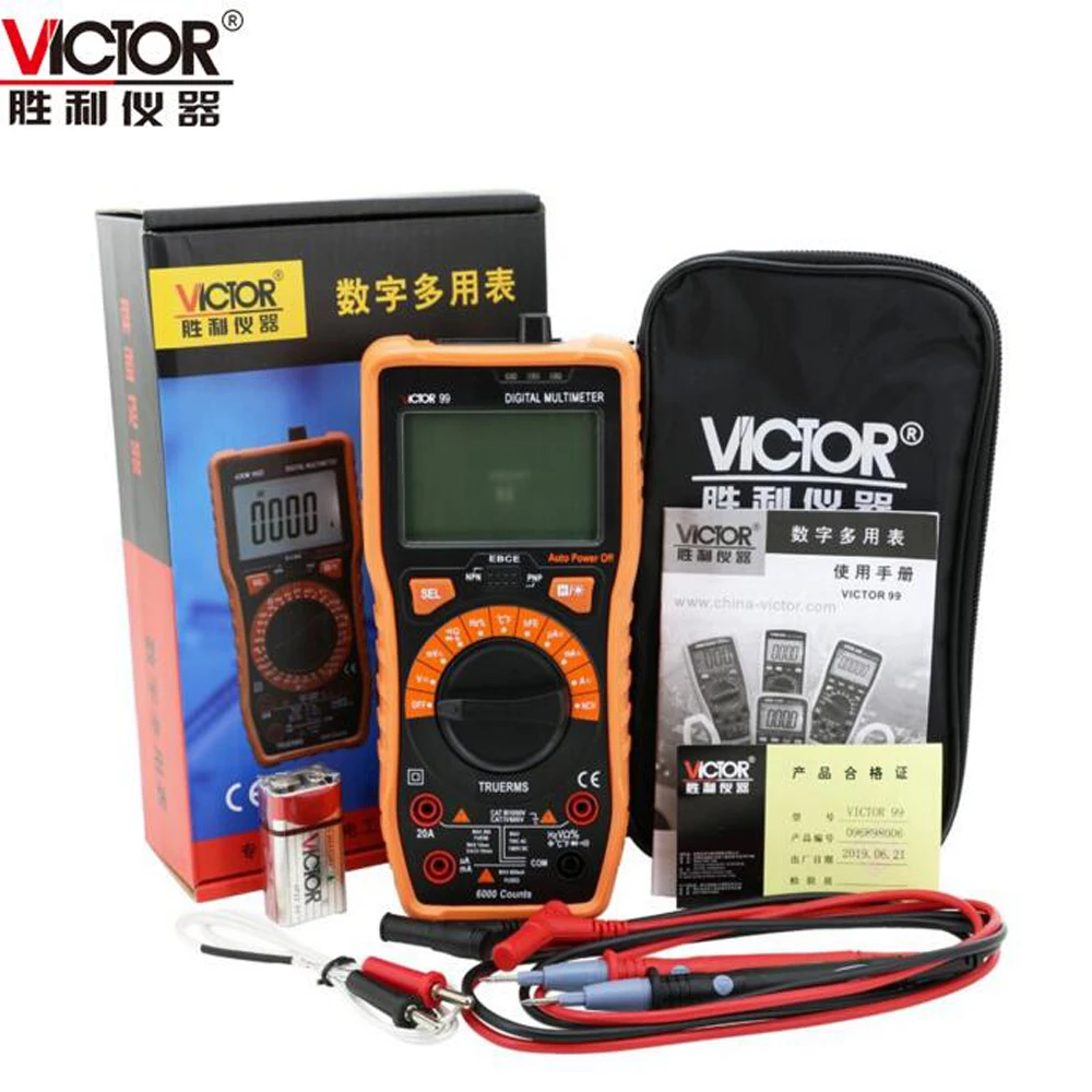 Victor Vc99 Original/vc99a Multímetro Digital De Alcance Automático ...