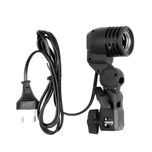 1.8m Cable Cord Light Bulb Stand E26 / E27 AC Socket Lamp Holder with ...