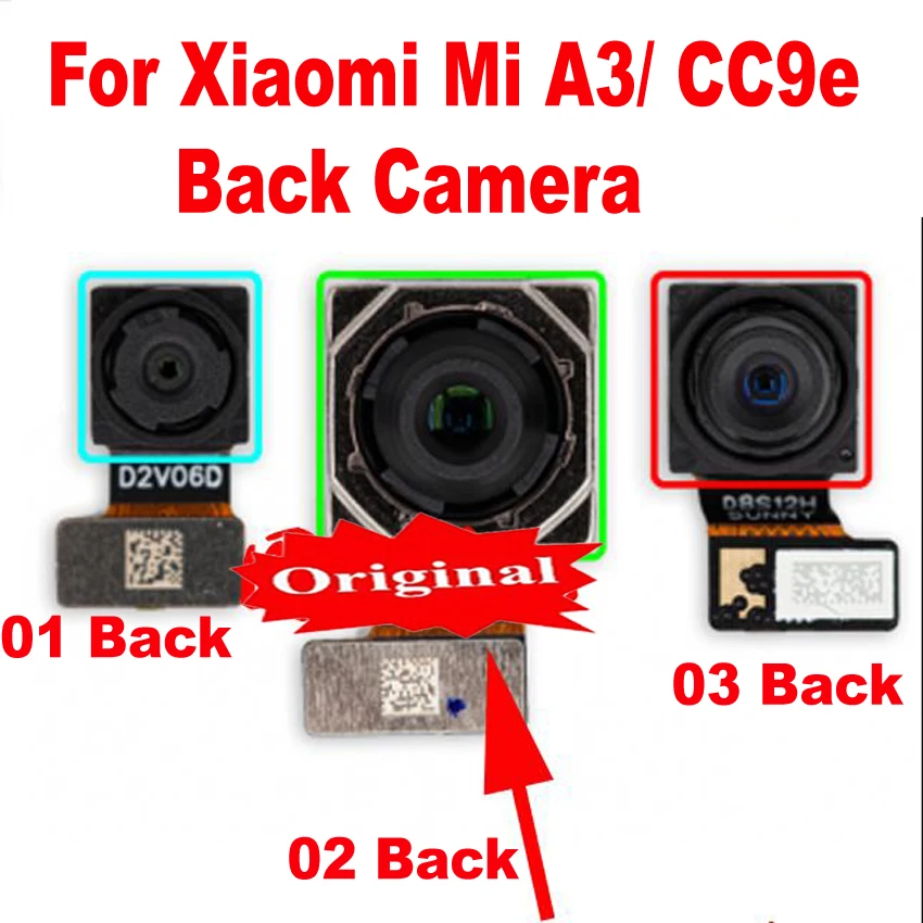Original Tested Working Main Big Rear Back Camera Modules For Xiaomi Mi ...