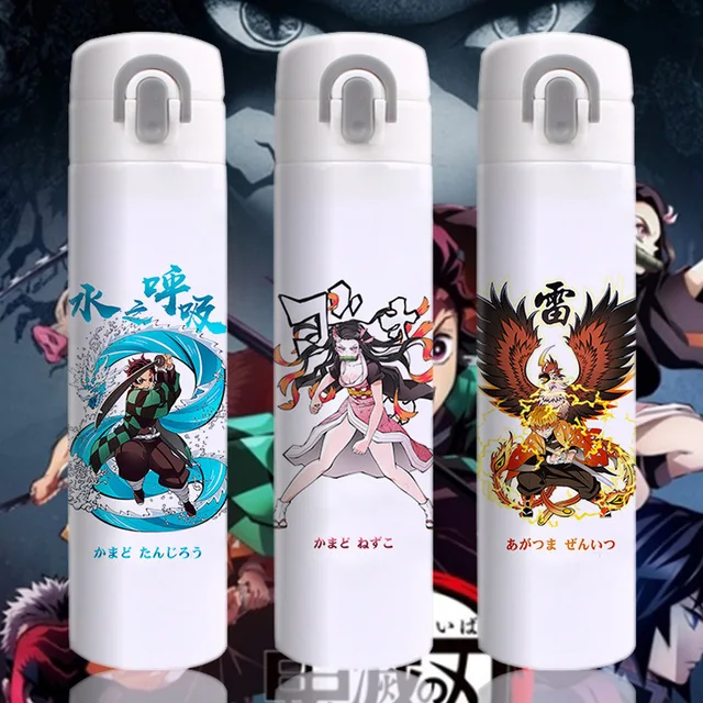 Demon Slayer Kimetsu No Yaiba Stainless Steel Hot Water Thermos Flask ...
