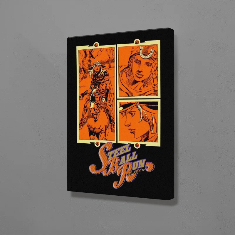 JOJO's Part 7 Steel Ball Run SBR Anime Wall Art Canvas Decoration ...