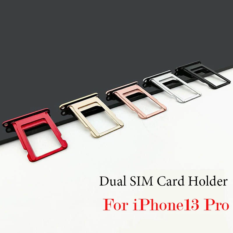 Dual Sim Card Holder For Iphone 13 Pro Iphone13pro Simcard Slot Metal ...