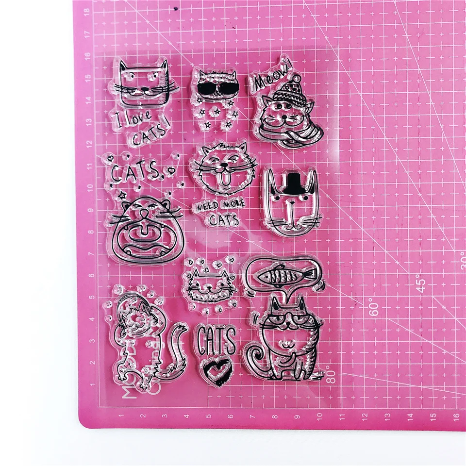 Deco EM65273 Soft Rubber Stamp For DIY Planner Clear Stamp Journal ...