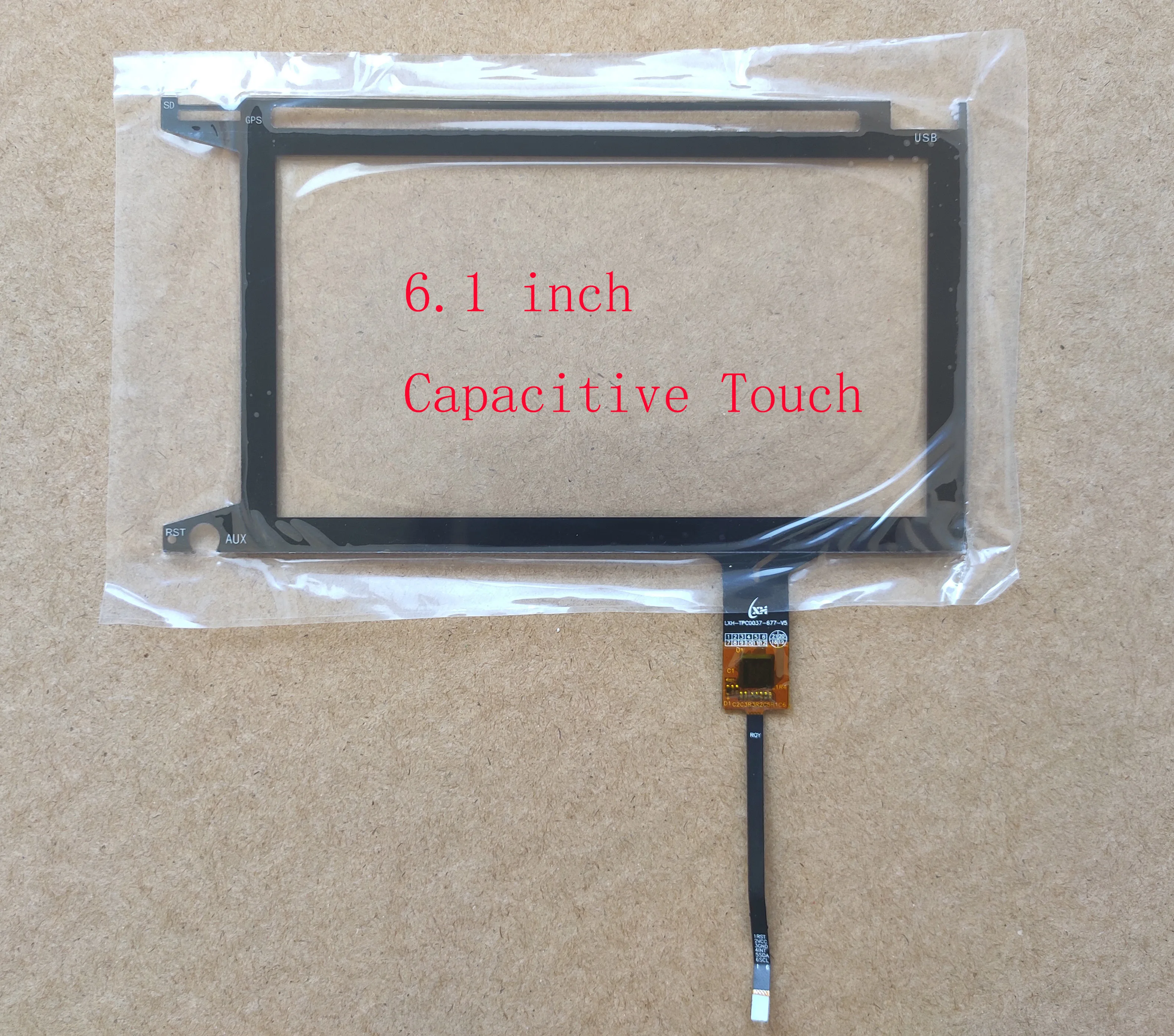 6.1 Inch Car Radio Special Sensor Digitizer Touch Screen 6pin Lxh ...