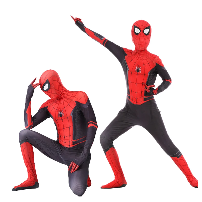 High-Quality-Spider-Man-Spiderman-Costume-Fancy-Dress-Adult-And ...