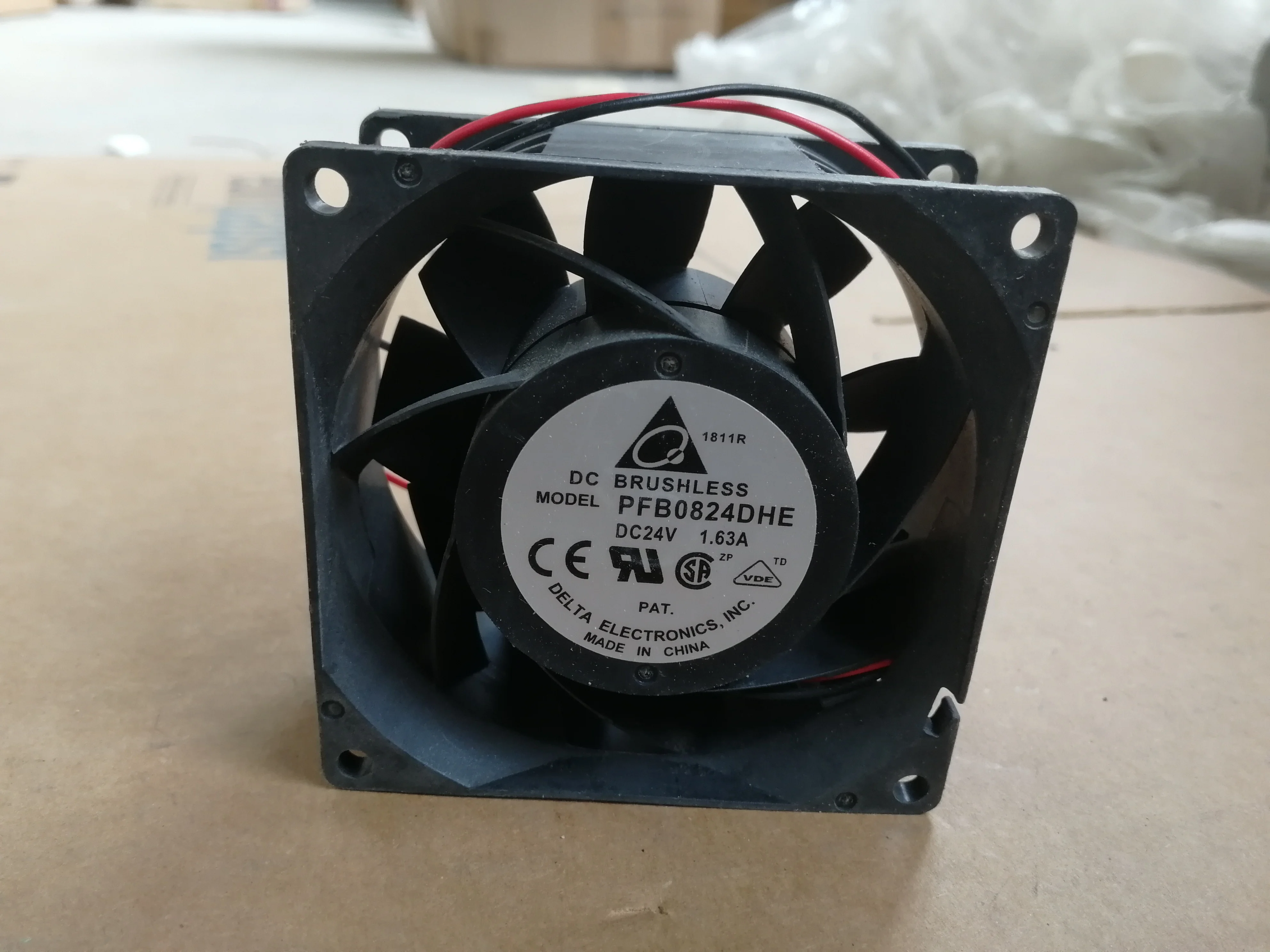 Delta Pfb0824dhe 24v 1.63a 8038 Super-large Air Cooling Fan - AliExpress