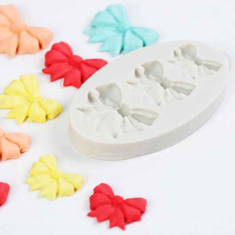Bow Molds Fondant Cake Decorating Tools Silicone Molds Sugarcrafts ...