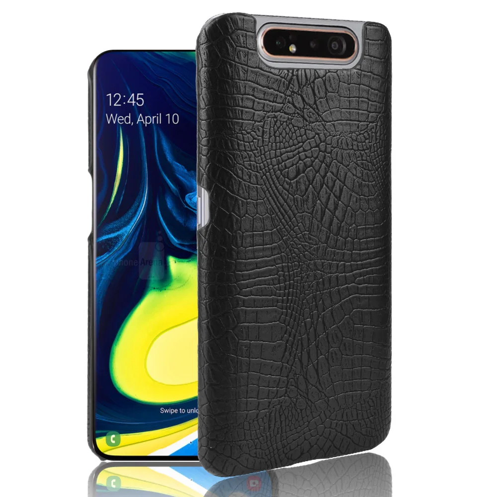 For-Samsung-Galaxy-A80-A90-Case-Luxury-Crocodile-pattern-PU-leather ...