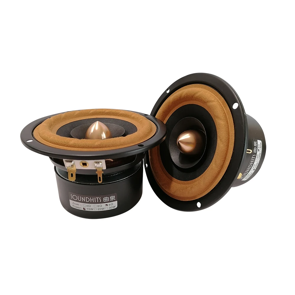 2 Pieces Soundhits SQ-402R/SQ-403R 4'' DIY Full Frequency Speaker ...