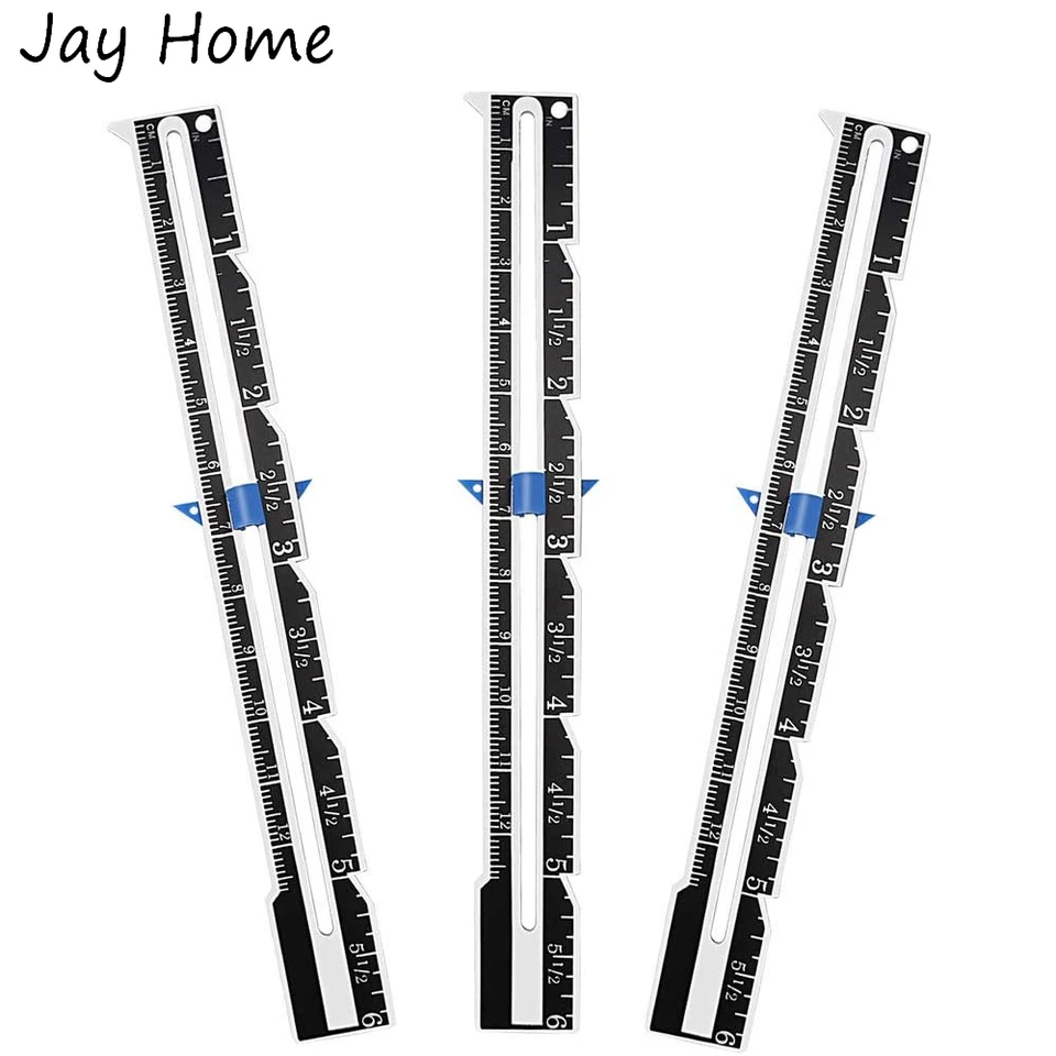 Seam Gauge Ruler For Sewing 6-Inch Sewing Gauge With Slider - Stainless ...