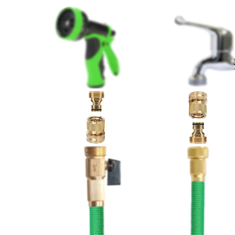 Garden-Hose-Quick-Connect-Solid-Brass-Quick-Connector-Garden-Hose ...