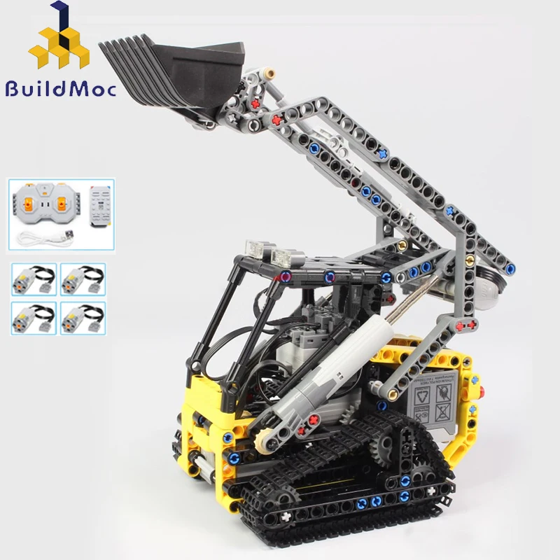 13349 Moc Technical Crawler Car Excavator Remote Control Track Loader ...