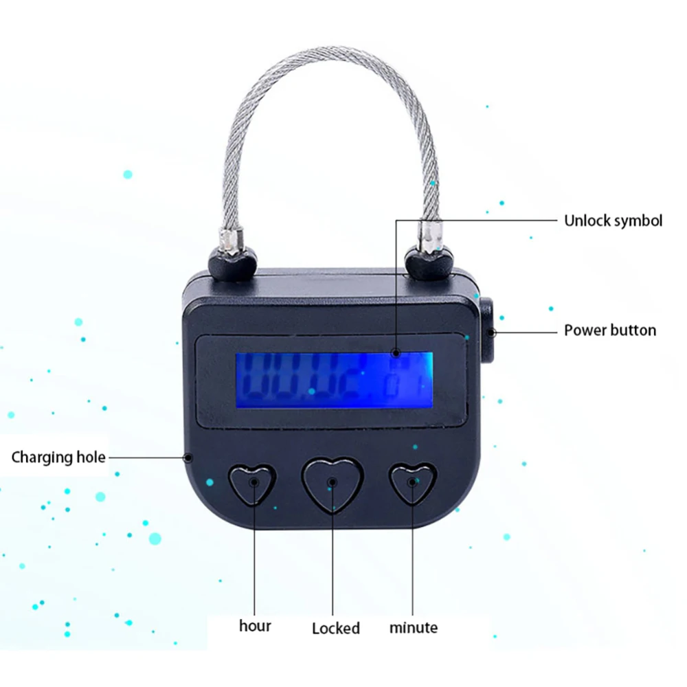 Time Lock For Ankle Handcuffs Mouth Gag Electronic Timer Bondage ...