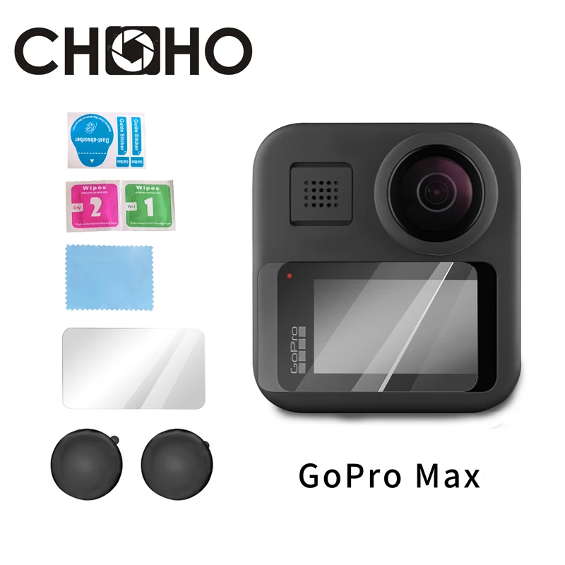 Protetor-de-Tela-para-Gopro-Max-Vidro-Temperado-Ultra-Clear-LCD-HD-Plus ...