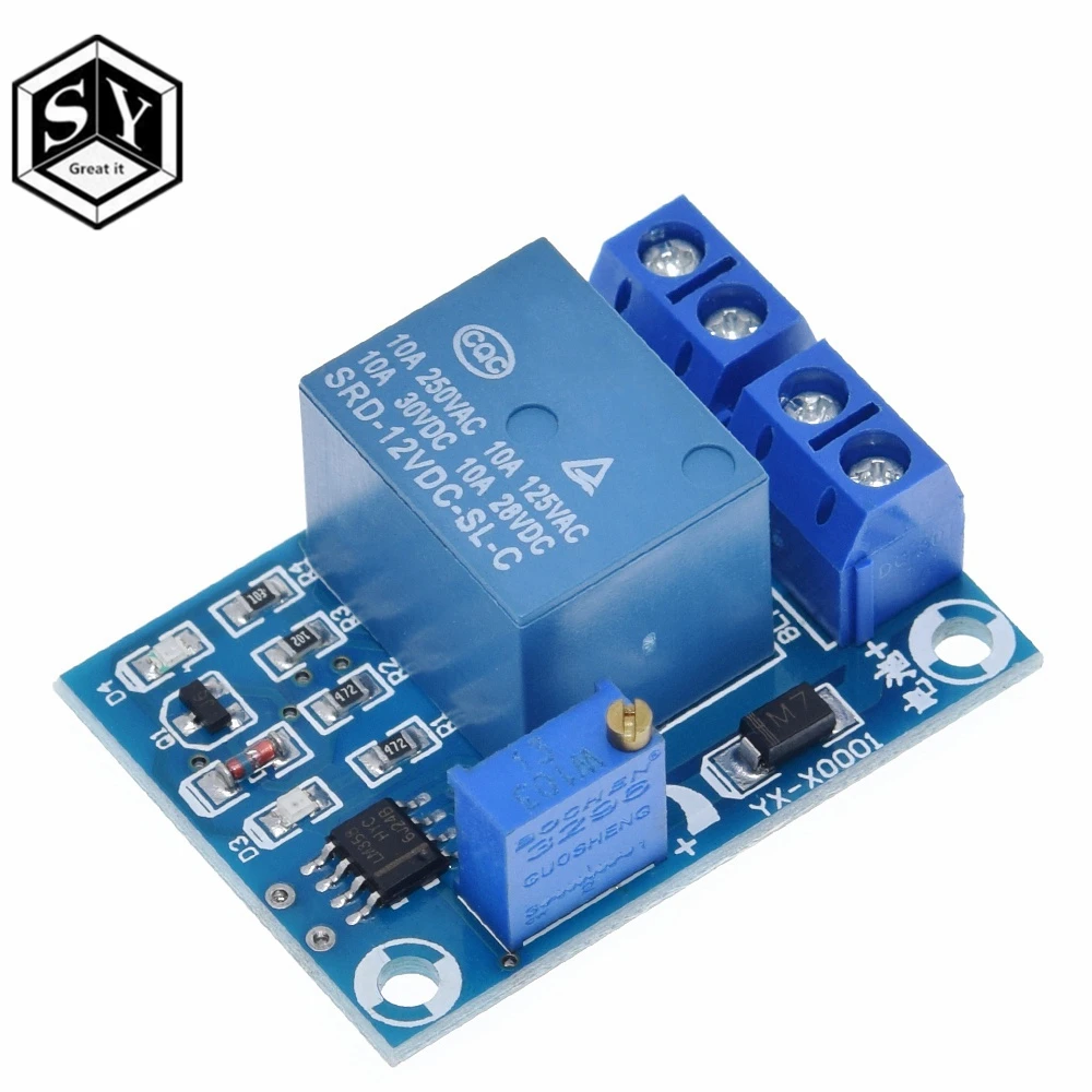 DC 12V Battery Undervoltage Low Voltage Cut off Automatic Switch ...