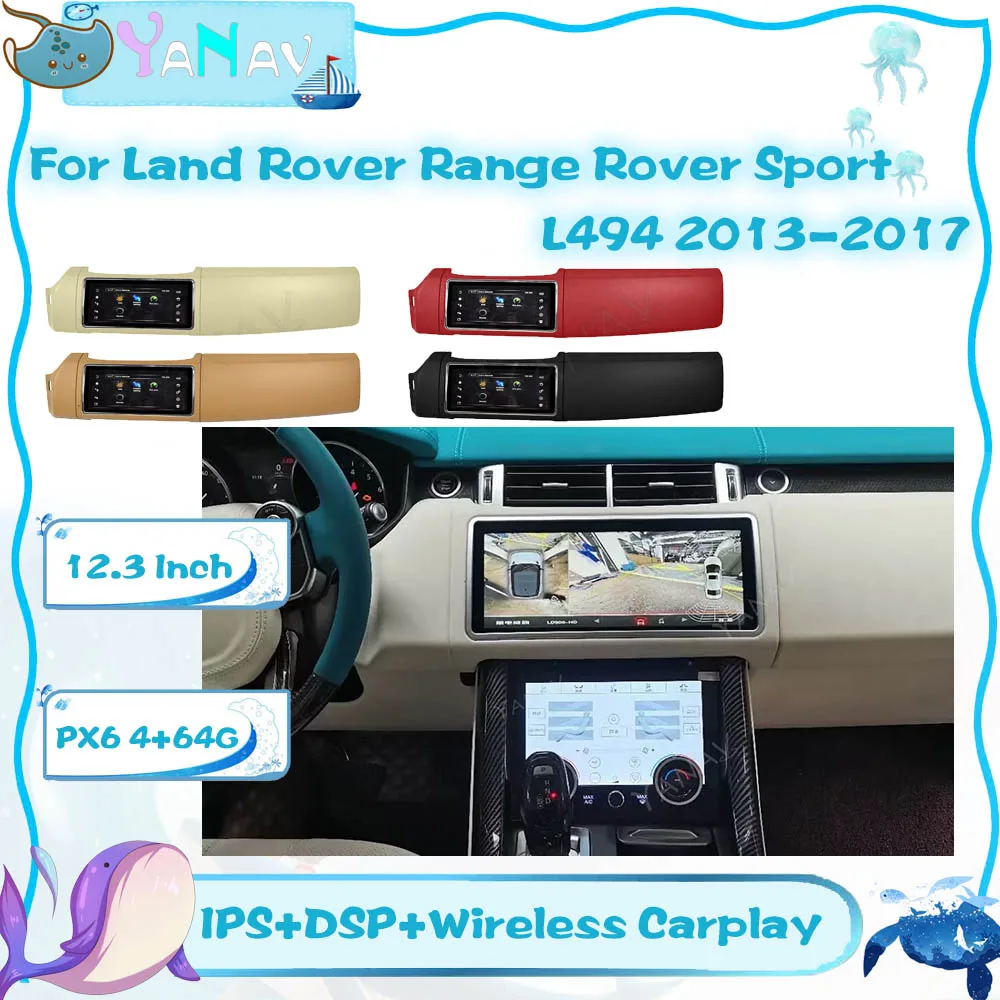 Android-2-Din-Car-Radio-For-Land-Rover-Range-Rover-Sport-L494-2013-2017 ...