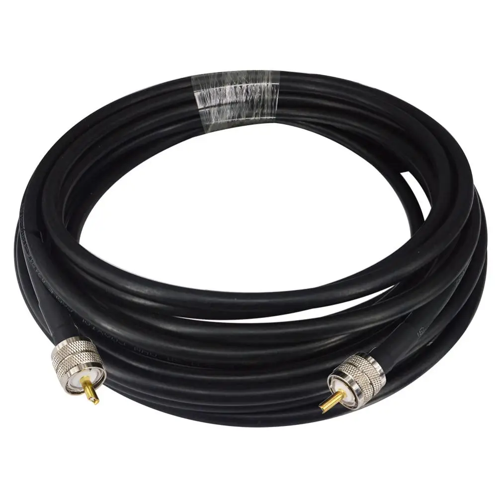 RG8-Coax-Coaxial-Antenna-10M-Cable-UHF-Male-to-UHF-Male-Connectors-50 ...
