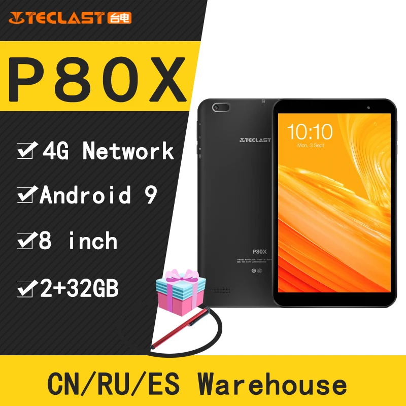 Teclast P80x 8inch 4g Tablet Android 9.0 Sc9863a Img Gx6250 Octa Core 1.6ghz 2gb Ram 32gb Rom ...