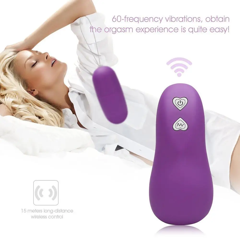 Wireless Remote Control Vibrator Powerful 68 Different Frequency