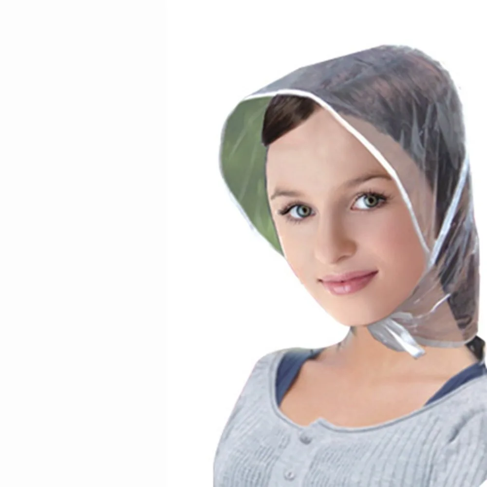 Creative-Plastic-Rain-Hat-Cap-Coat-Raincoat-Women-Men-Kids-Gifts ...