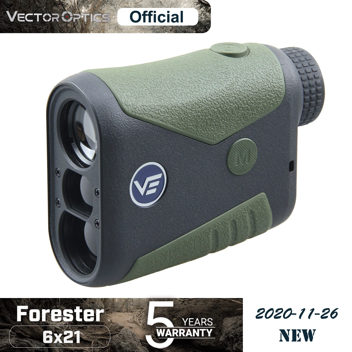 Vector Optics Forester 6x21 Rangefinder 400m 600m 800m Laser Distance ...