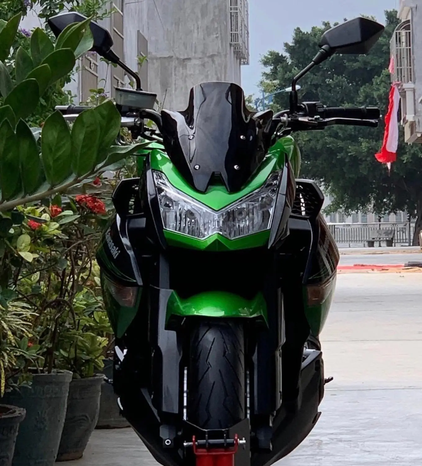 For Kawasaki Z1000 Z 1000 2010 2011 2012 2013 2014 Windshield ...