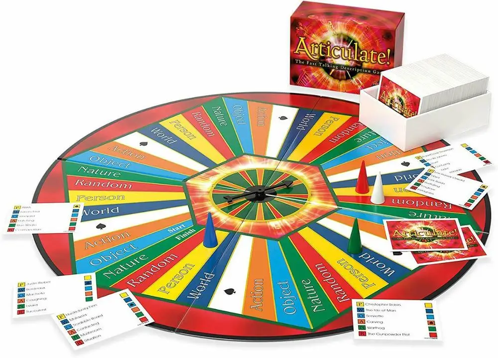 Articulate Fast Talking Description Board Game Describe Word Family Fun ...