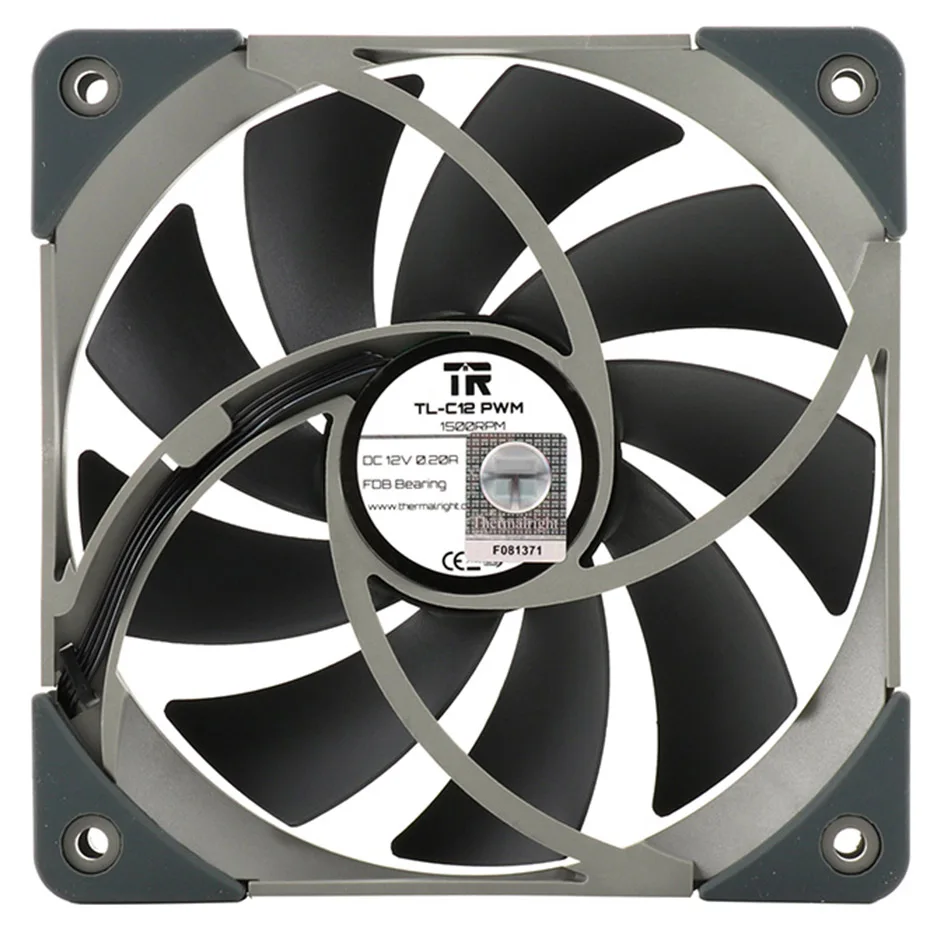 Thermalright TL-C12 120mm PWM Case Fan Quiet FDB Bearing Industrial ...