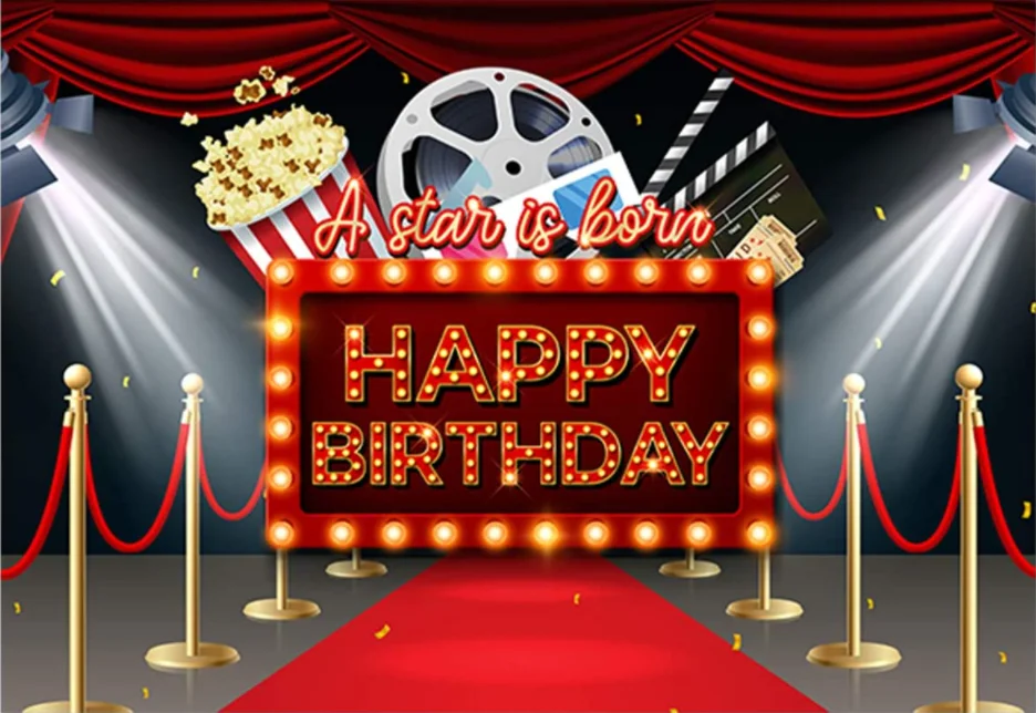 Hollywood Theme Red Carpet