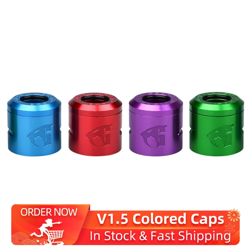 100%Original GOON V1.5 RDA COLORED CAPS Replacement Top Cap Kit for ...