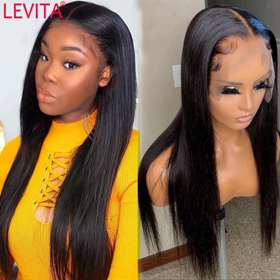 perruque longue cheveux humain Perruques brésiliennes naturelles avec ...