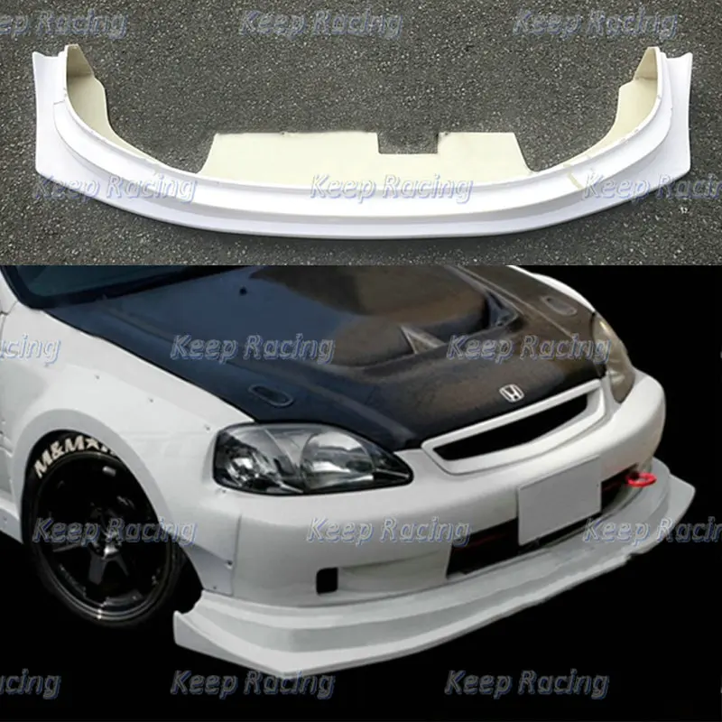 MM-Style-Fiberglass-Bodykit-For-Honda-Civic-EK9-FRP-Bumper-Splitter-Lip ...