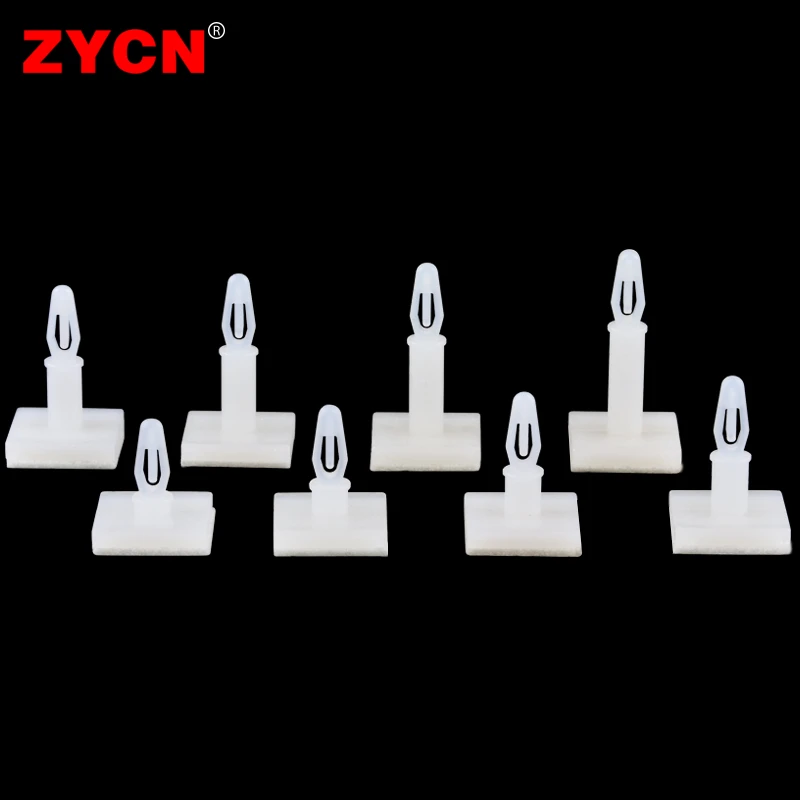 100pcs Hc-5/6 Nylon Plastic Stick Fixed Clip Pcb Module Spacer Standoff ...