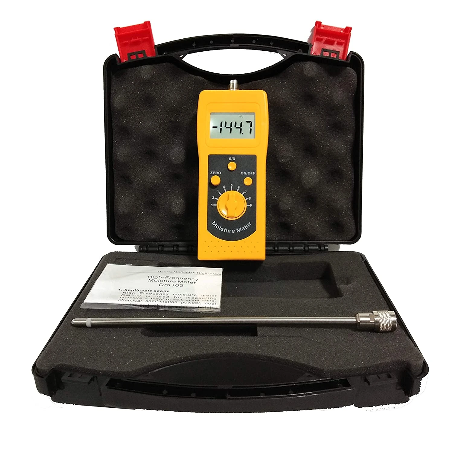 DM300F High Frequency Ceramic Raw Material Moisture Meter for ...