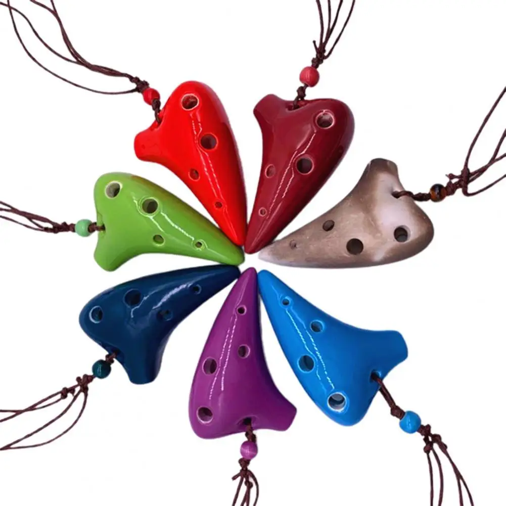 Ocarina-6-Hole-Musical-Instrument-Ceramic-Music-Lover-Mini-Ocarina-for ...