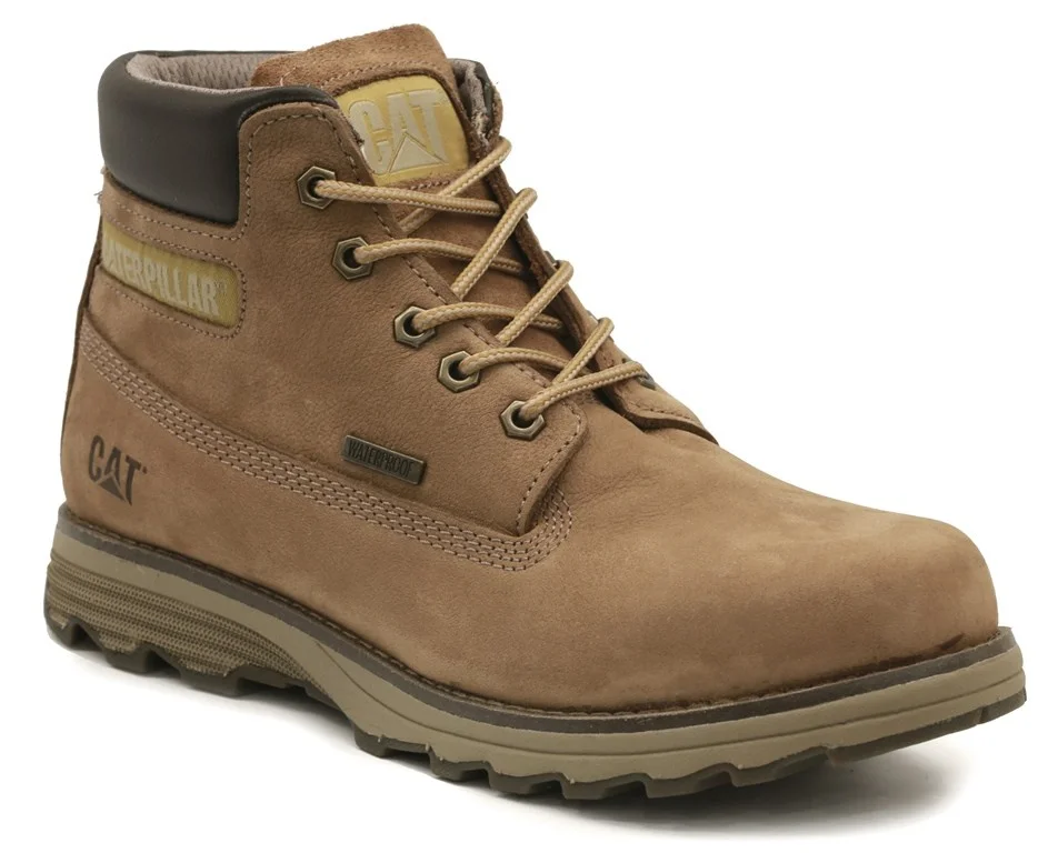 Caterpillar Founder Coffee Nubuck Genuine Male Cat Boots 2021 Winter ...