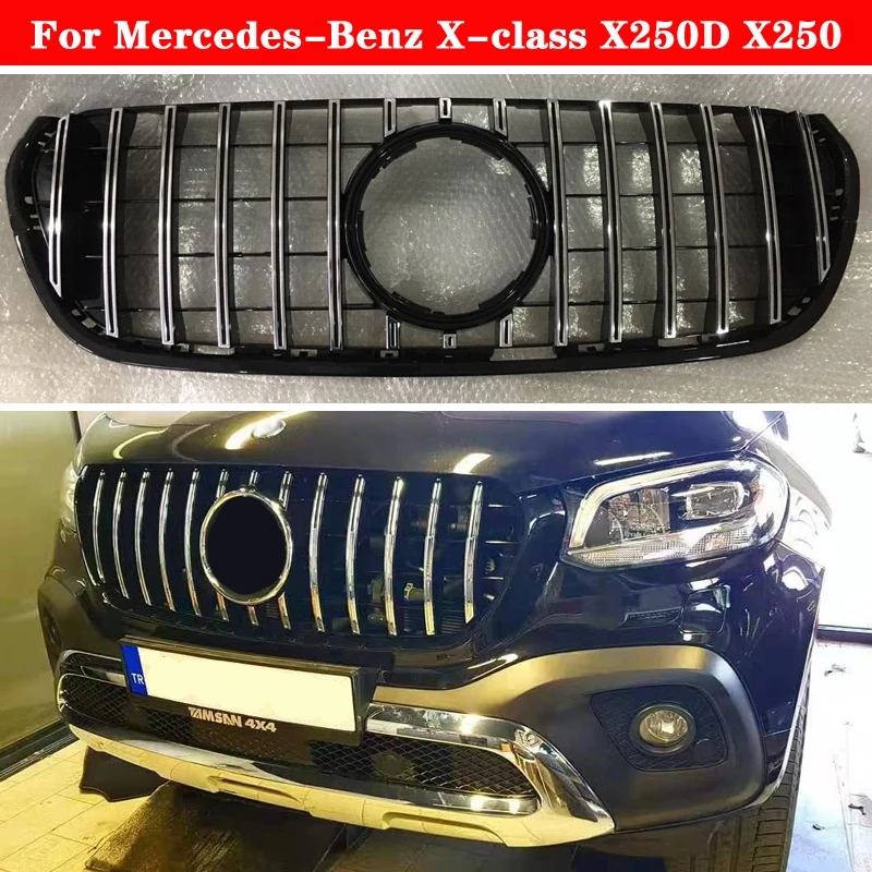 Car-styling-Middle-grille-For-Mercedes-Benz-X-class-X250D-X250-pickup ...