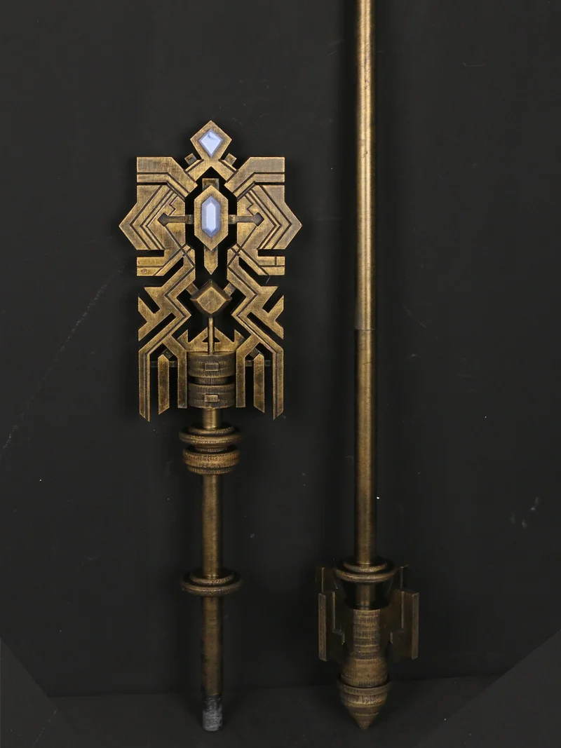 Game-Final-Fantasy-XIV-FF14-Crystal-Exarch-Staff-Hammer-Weapon ...