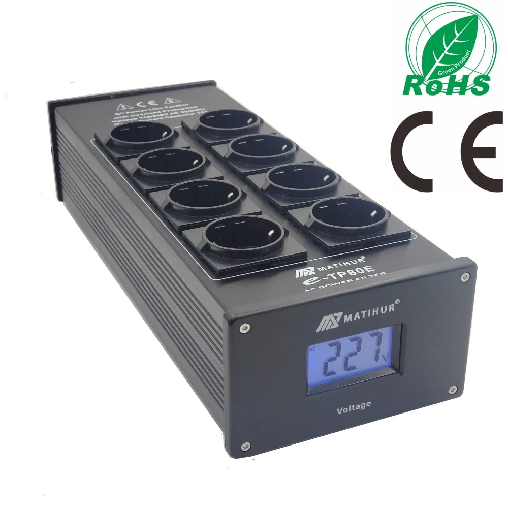 Matihur E-tp80 Audio Noise Ac Power Filter Power Conditioner Power ...