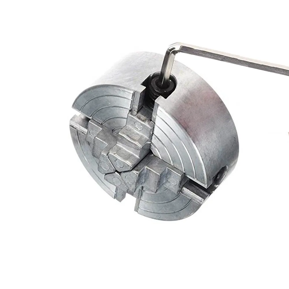 Four 4 Jaw Chuck Z011A for Metal Mini Lathe M12x1mm Threaded Back 1.8 ...